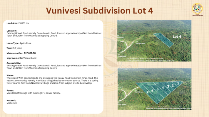 Land Available - iTaukei Land Trust Board (TLTB)