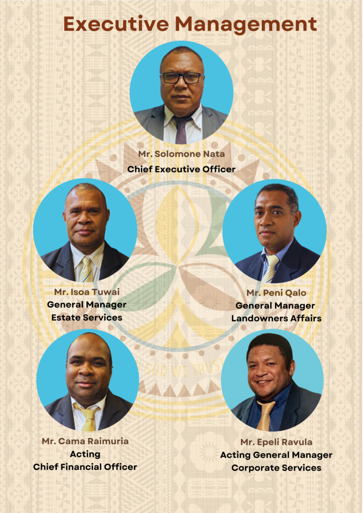 Executive Management & Senior Managers - iTaukei Land Trust Board (TLTB)